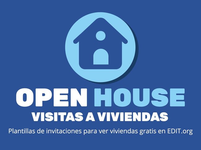 Plantillas de invitaciones de Open House para inmobiliarias