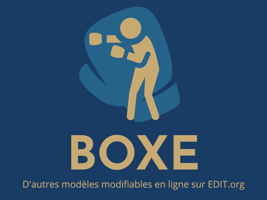 Flyers de boxe gratuits à éditer en ligne
