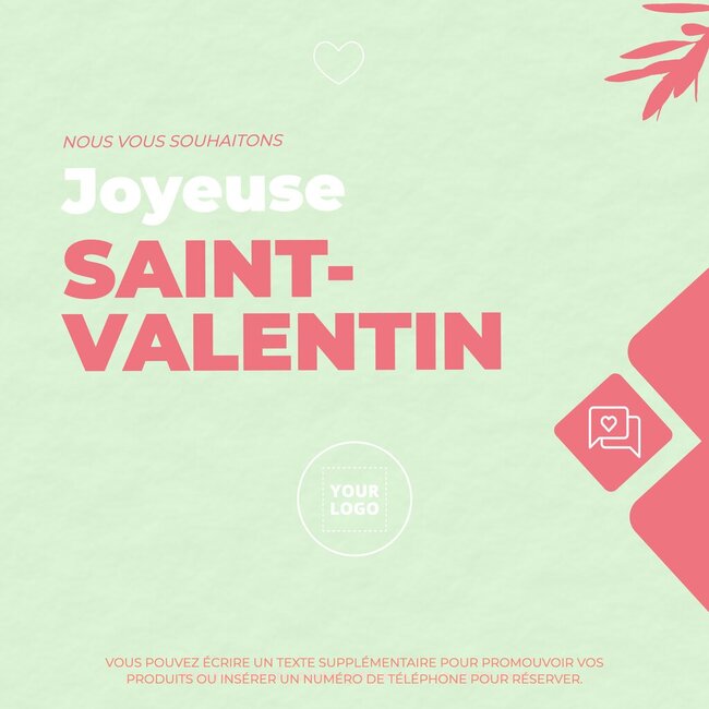Les meilleurs designs modifiables pour la Saint-Valentin
