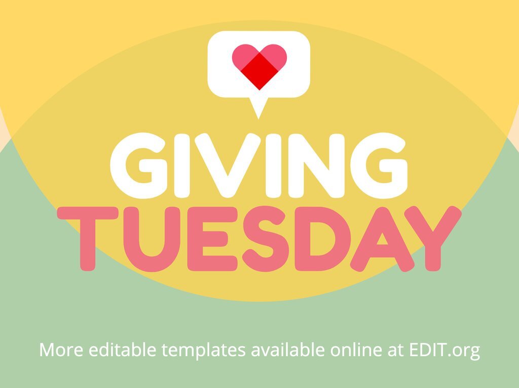 Editable Giving Tuesday banners & flyers