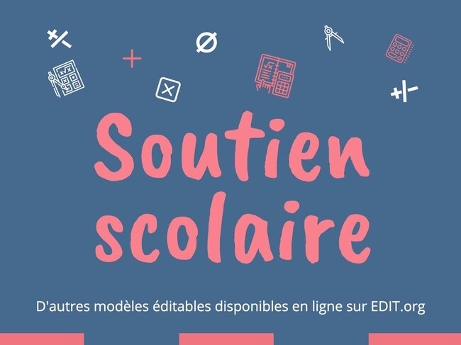 Modèles de prospectus de soutien scolaire à modifier en ligne