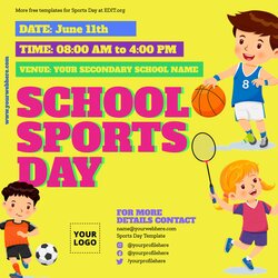 Sports Day Flyer Templates to Edit Online