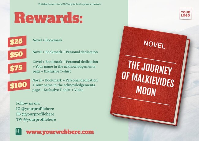 Advertise Your Book with Free Designs