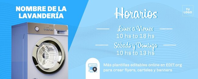 Plantillas para Lavanderías y Tintorerías editables