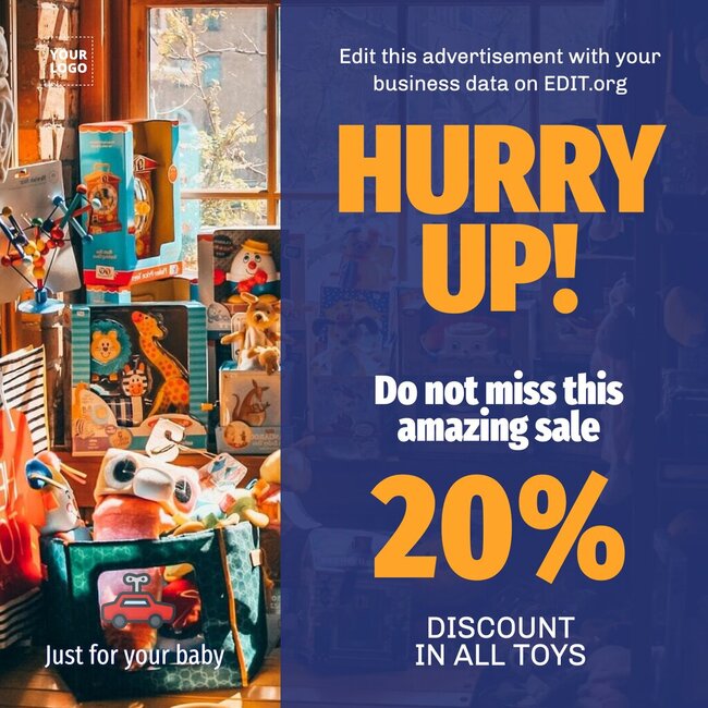 Editable Toy Store Flyer and Catalog Templates