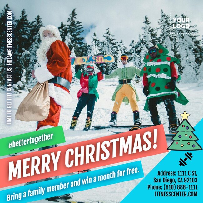 Create designs for your Christmas campaigns online