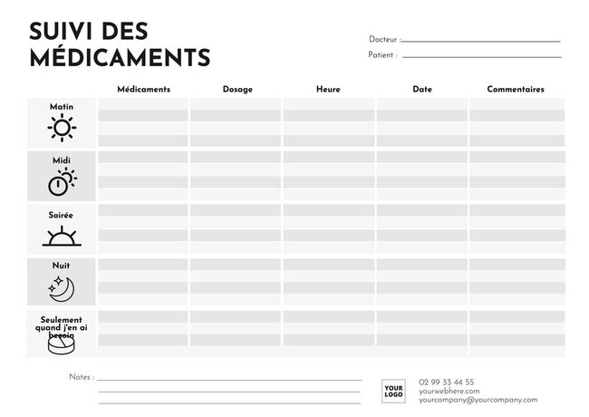 Modèles de tracker gratuits à personnaliser