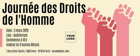 Personnalisez des affiches sur les Droits de l'Homme