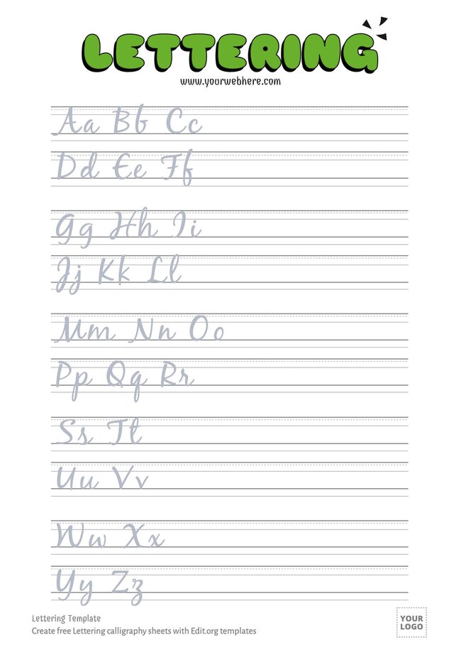 Create Letter Tracing Worksheets with Free Templates