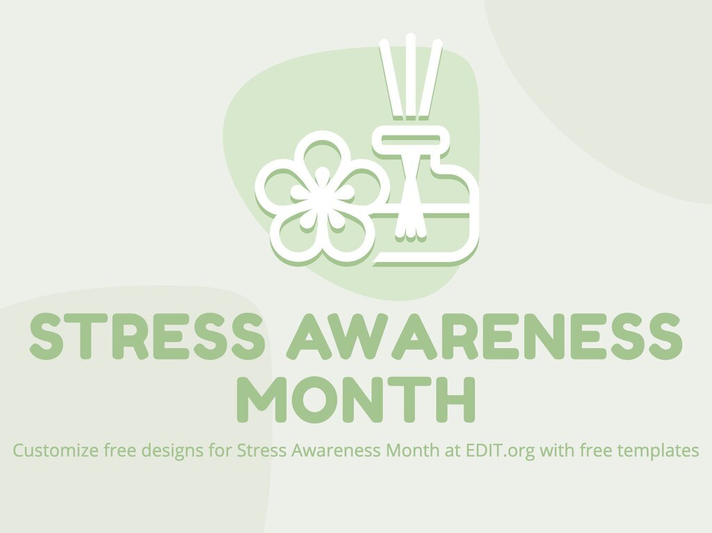 Create National Stress Awareness Day Posters Online