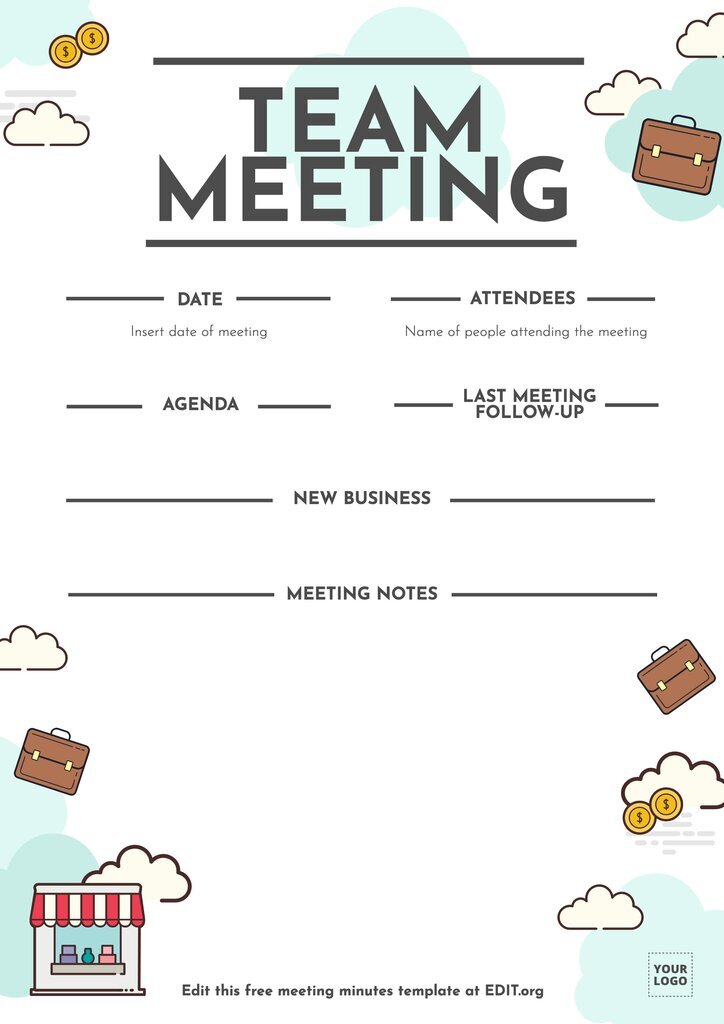 Meeting Minutes Templates To Edit Online And Print