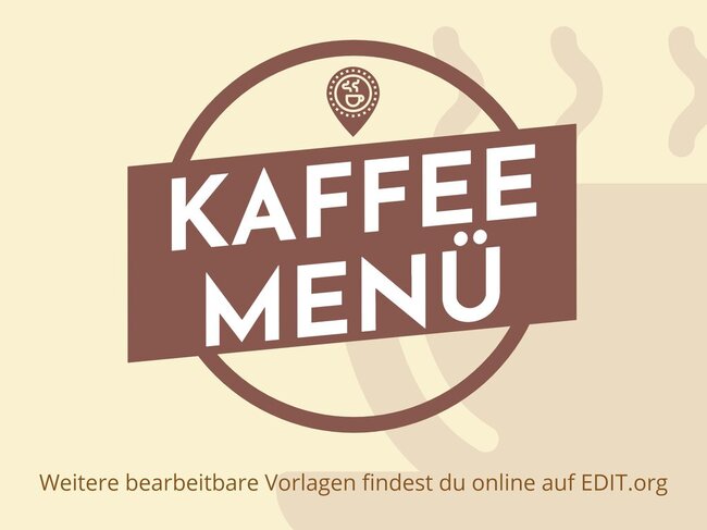 Kostenlose Vorlagen für Kaffeekarten zum Ausdrucken