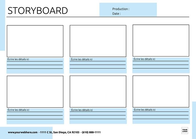 Modèles de Storyboard gratuits : Créez des Storyboards personnalisés