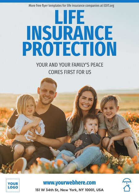 Create a life insurance banner for free