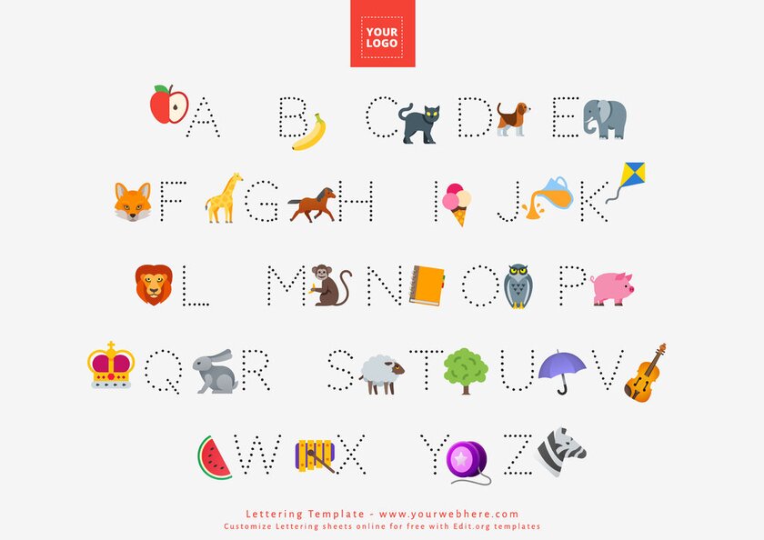 Create Letter Tracing Worksheets with Free Templates