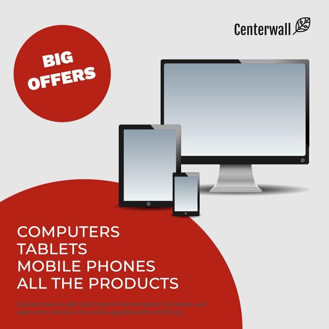 Electronic Shop Advertisement Poster Templates