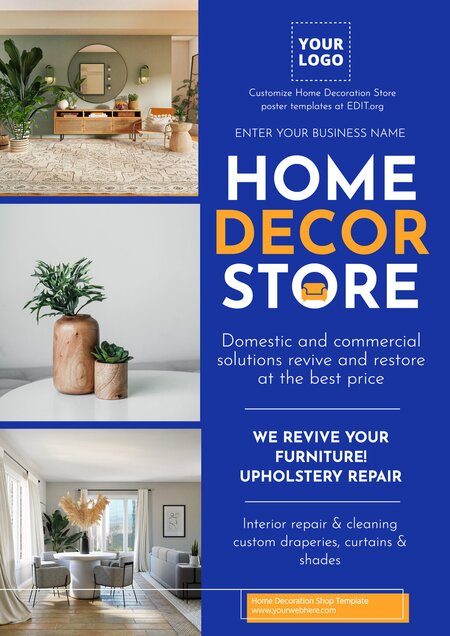 Customize Home Decor Banner Templates