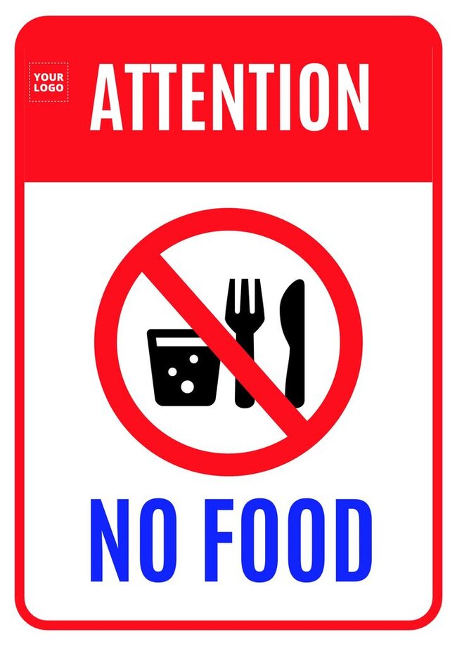 Prohibition and restriction signs to edit and print