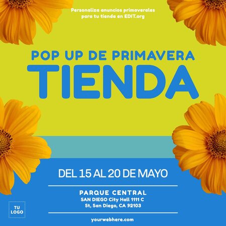 Diseños gratis para el Primer Día de Primavera