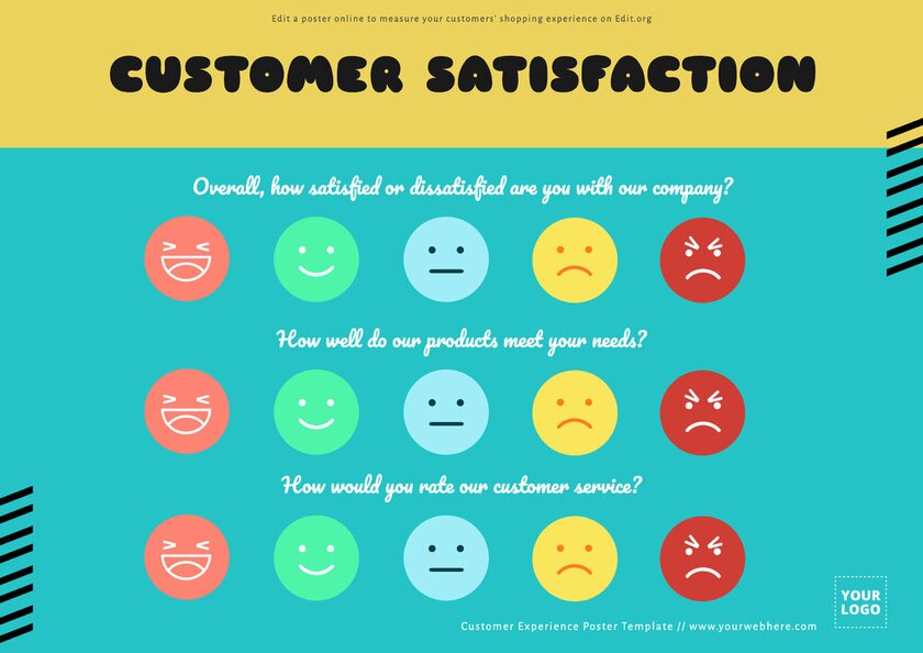 Customer Satisfaction Posters