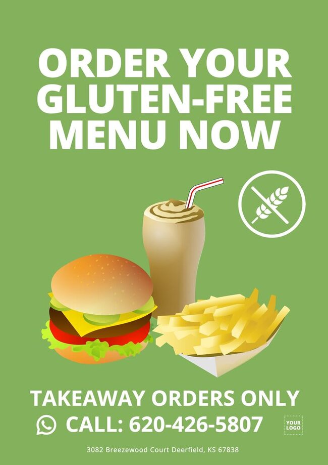 Home delivery poster design templates