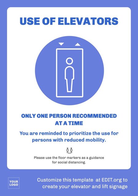 Lifts and Freight Elevator Poster Templates