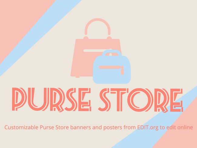 Customize Purse Flyer Templates Online