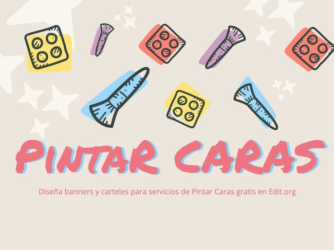 Pintacaritas: banners editables para promocionar tu negocio