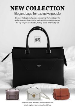 Customize Purse Flyer Templates Online