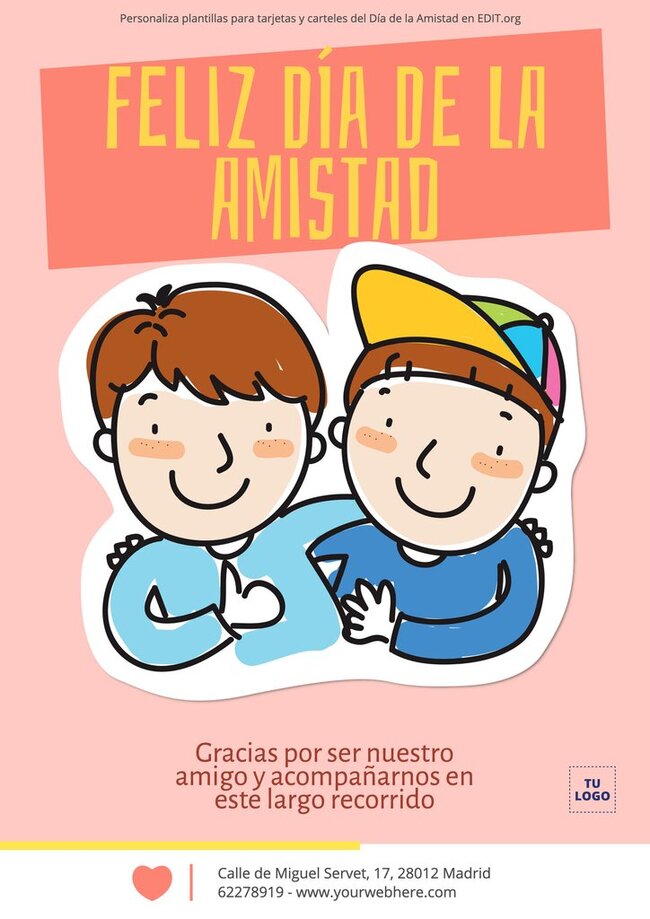 Diseños Gratis Para El Día Internacional De La Amistad