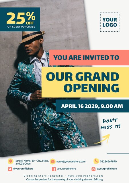 Fashion Store Marketing Templates