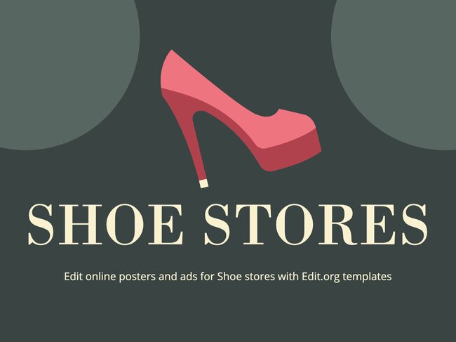 Editable Shoe Store Flyer Templates