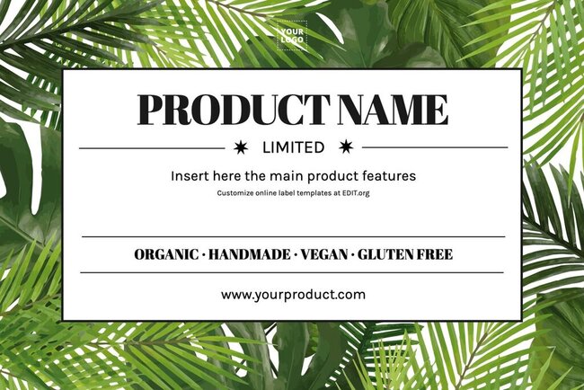 Editable label templates online