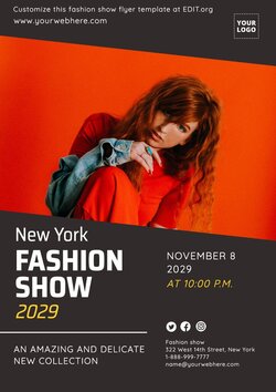 Create a free Fashion Show poster