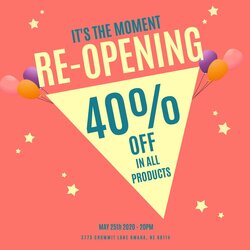 Grand Opening Designs to Promote your Business