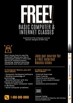 Free Computer Training Flyer Templates