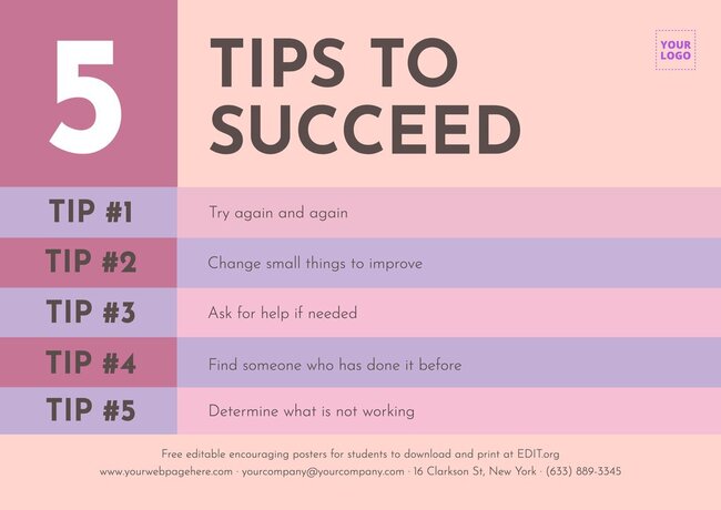 Motivational templates for students and teachers