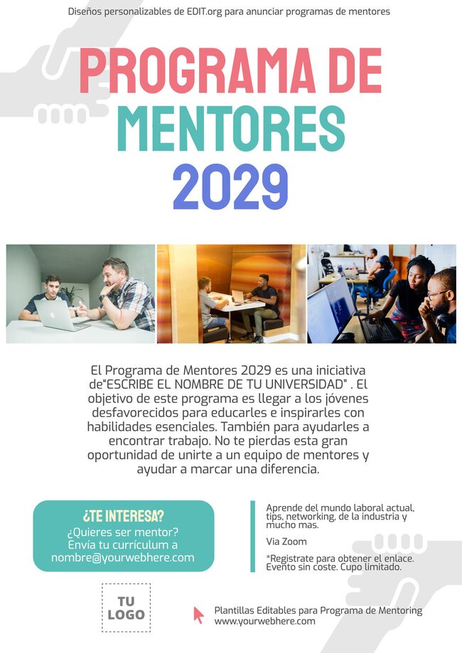 Plantillas para Programas de Mentoring para escuelas