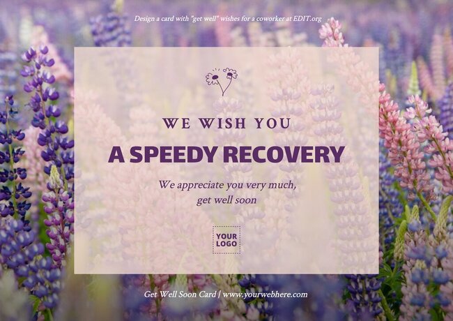 Get Well Soon Card Templates