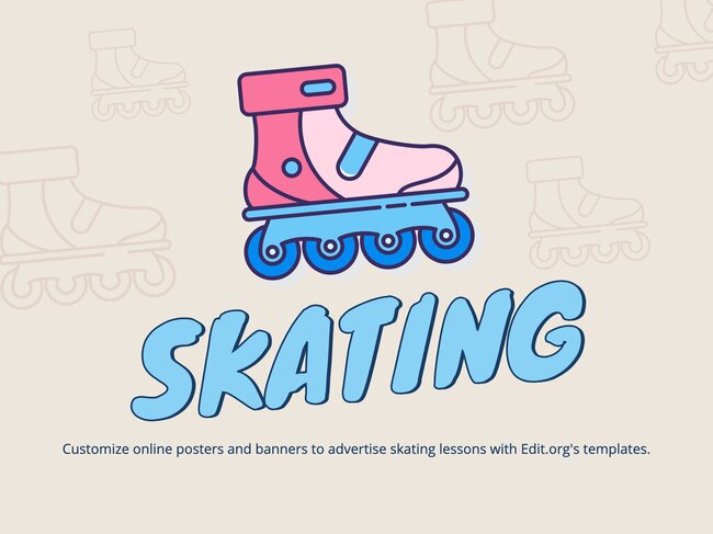 Free Skate Party Flyer Templates