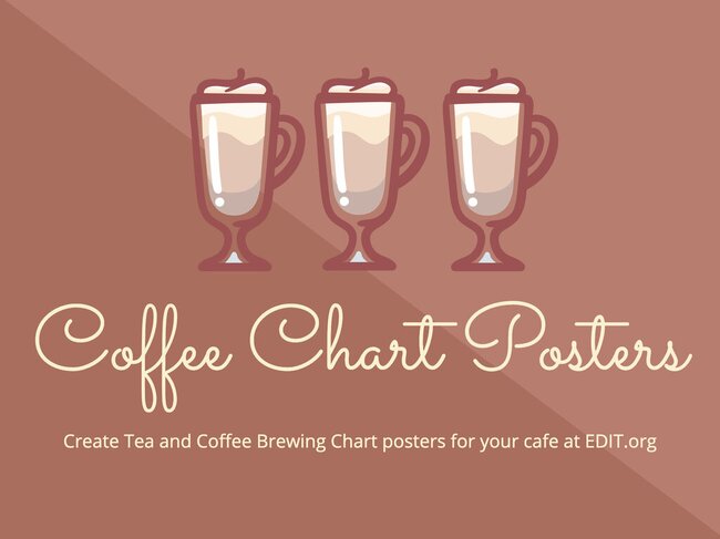 Free Coffee Chart Poster Templates