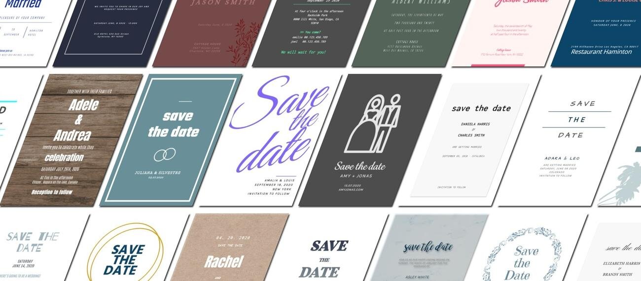 Create wedding invitations online