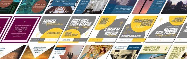 Designs for Churches online