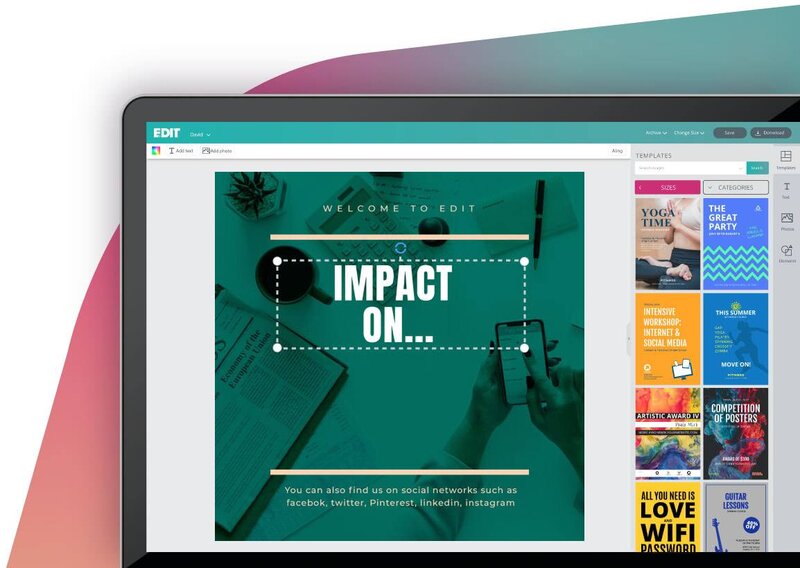 Your free graphic design online editor - EDIT.org