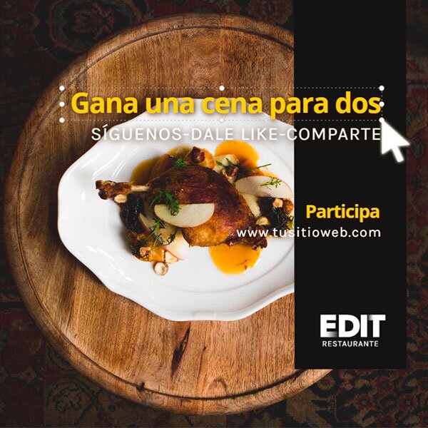 Online restaurant design editor